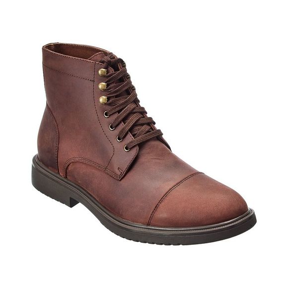Brass Mark | Shoes | Brass Mark Waterproof Leather Boot Brown | Poshmark